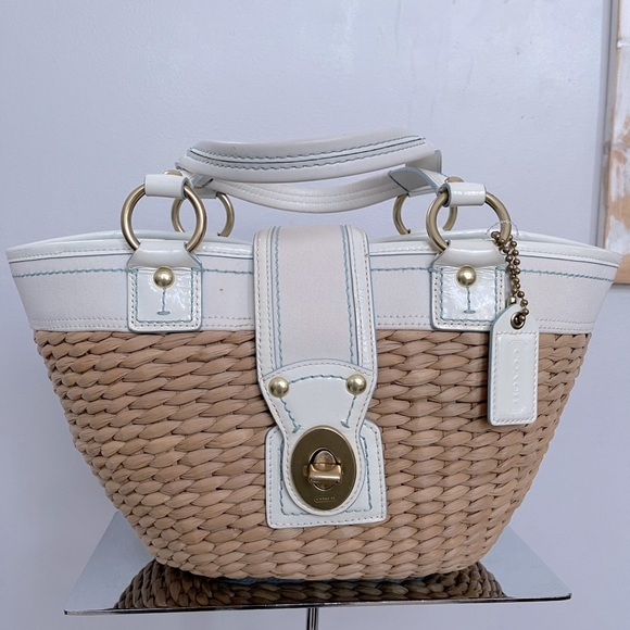 Coach | Bags | Coach Straw Bag | Poshmark